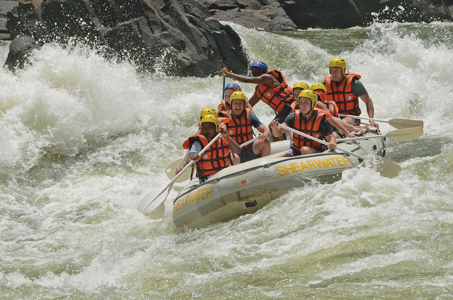 White-Water Rafting - Shearwater Victoria Falls